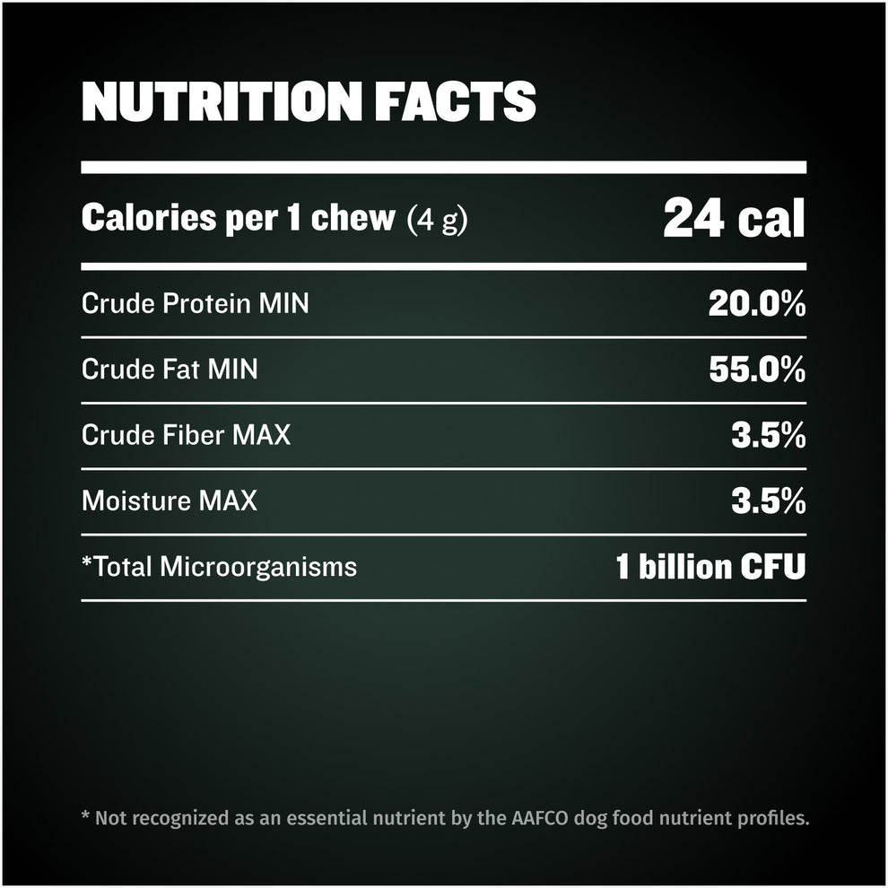 Weight Gain Supplement Chews with Probiotics for Dogs - Bully Max