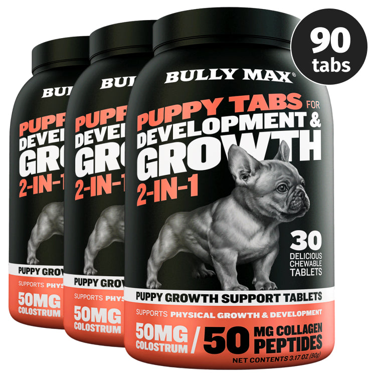 2-in-1 Puppy Tabs for Development & Growth - Bully Max