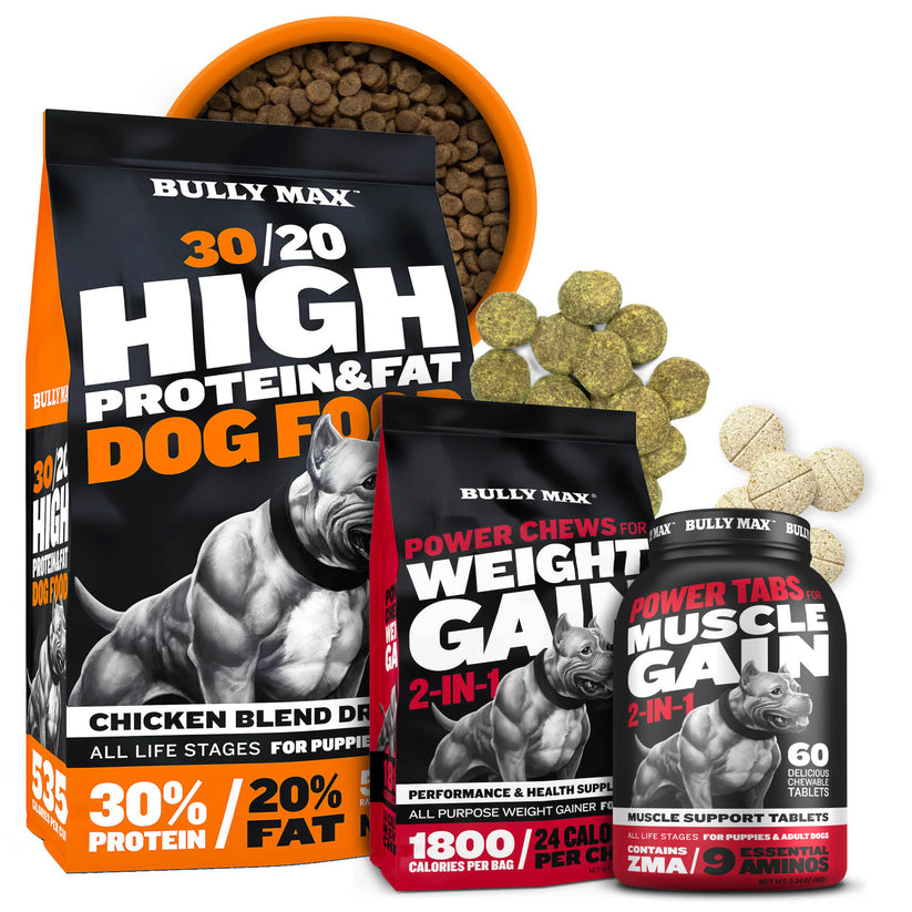 Pit Bull Dog Food Supplements: Premium Nutrition Packs - Bully Max
