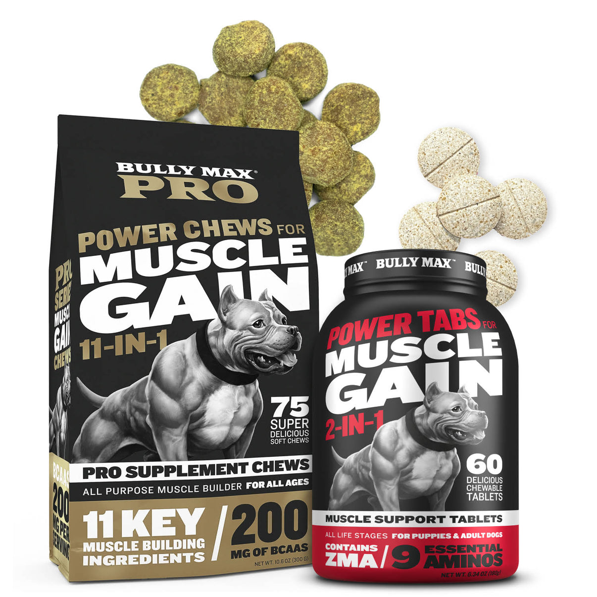 Pit Bull Dog Food Supplements: Premium Nutrition Packs - Bully Max