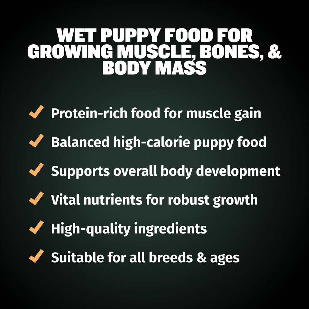 Bully Max 26/12 High Protein Wet Puppy Food 10 Count Multipack - Bully Max
