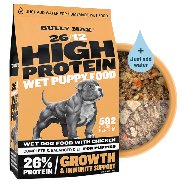 Bully Max 26/12 High Protein Wet Puppy Food - 1 bag (makes 5.5 lbs ...