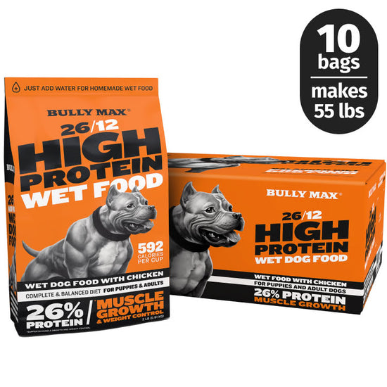 Bully Max® 26/12 High Protein Wet Dog Food for Bully Breed Muscle ...