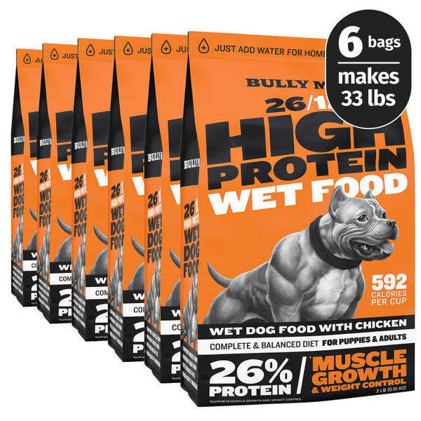 Bully Max® 26/12 High Protein Wet Dog Food for Bully Breed Muscle ...