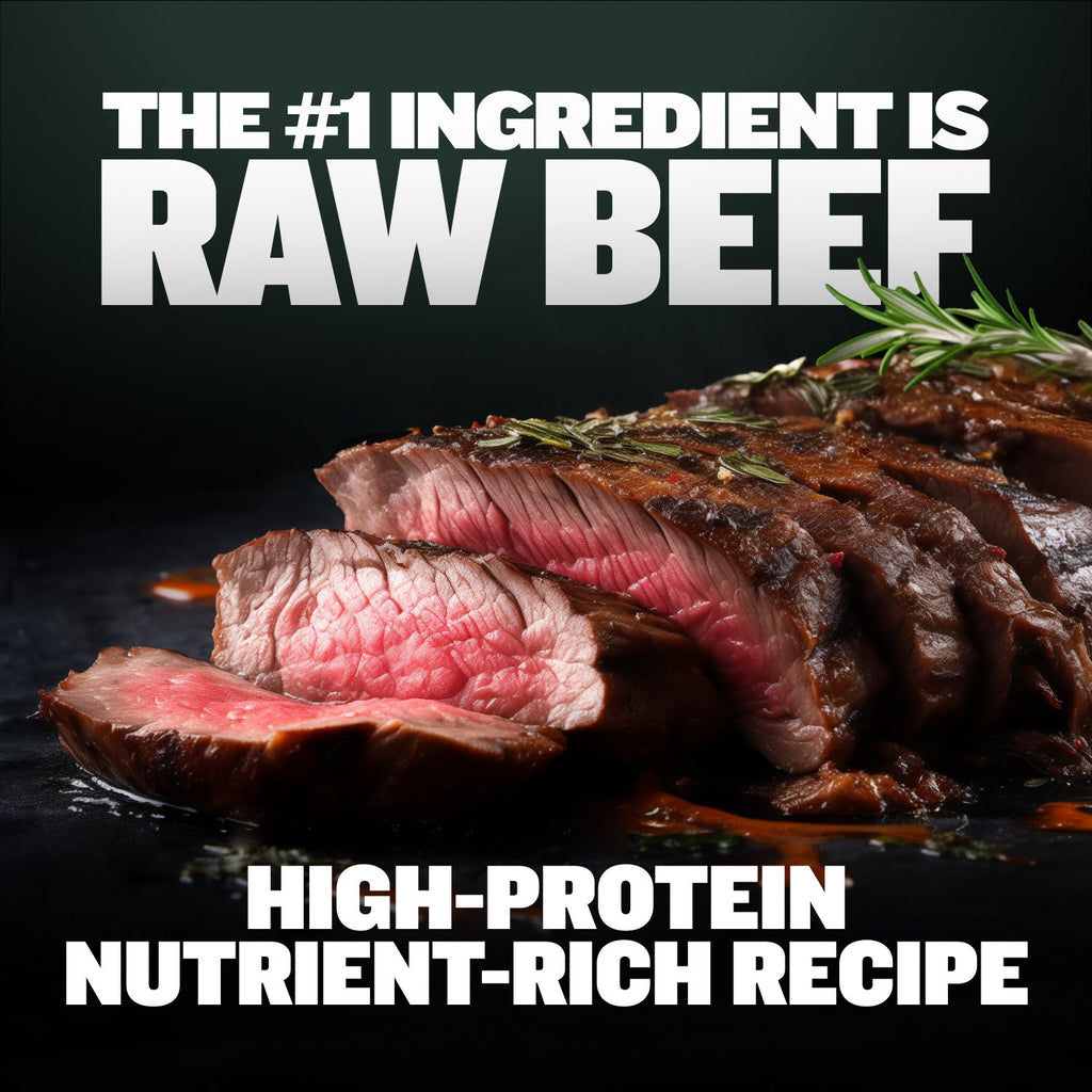 Freeze-Dried Raw Dog Food Toppers Beef Flavor - Bully Max