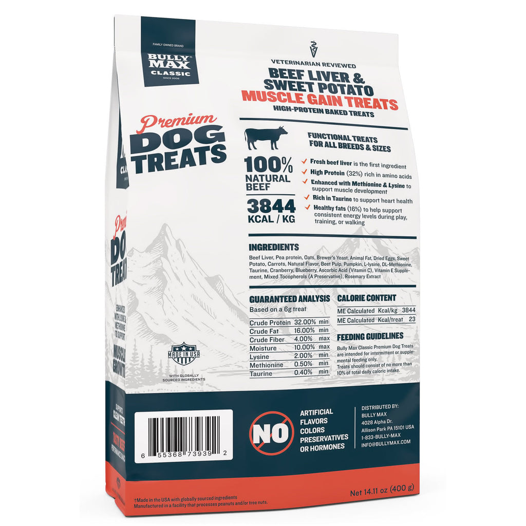 Bully Max Classic Premium High-Protein Beef Dog Treats - Bully Max