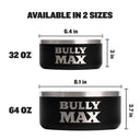 Heavy Duty Steel Dog Bowl by Bully Max - For Big Dogs & Puppies - Bully Max
