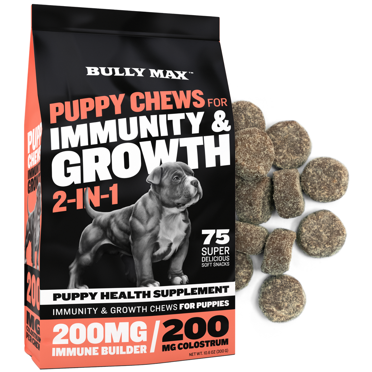Puppy Supplement Chews for Immunity and Health | By Bully Max® - Bully Max