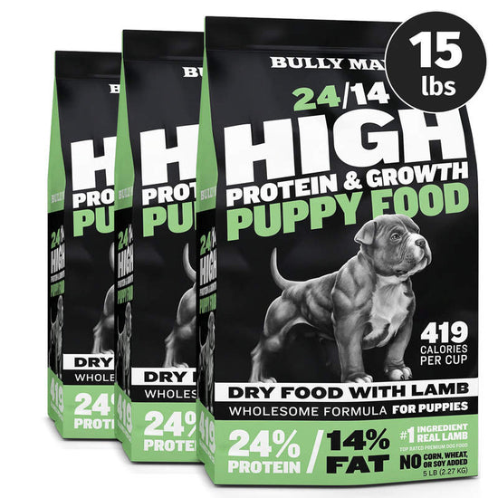 Bully Max 24/14 High Protein & Growth Puppy Food - 40 pounds - Bully Max