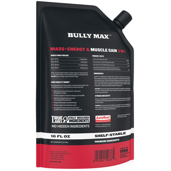 Bully Max liquid muscle building supplement for dogs - #1-rated brand ...